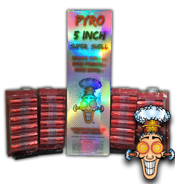 PYRO 5" SUPER SHELLS | Pyro Junkie Fireworks