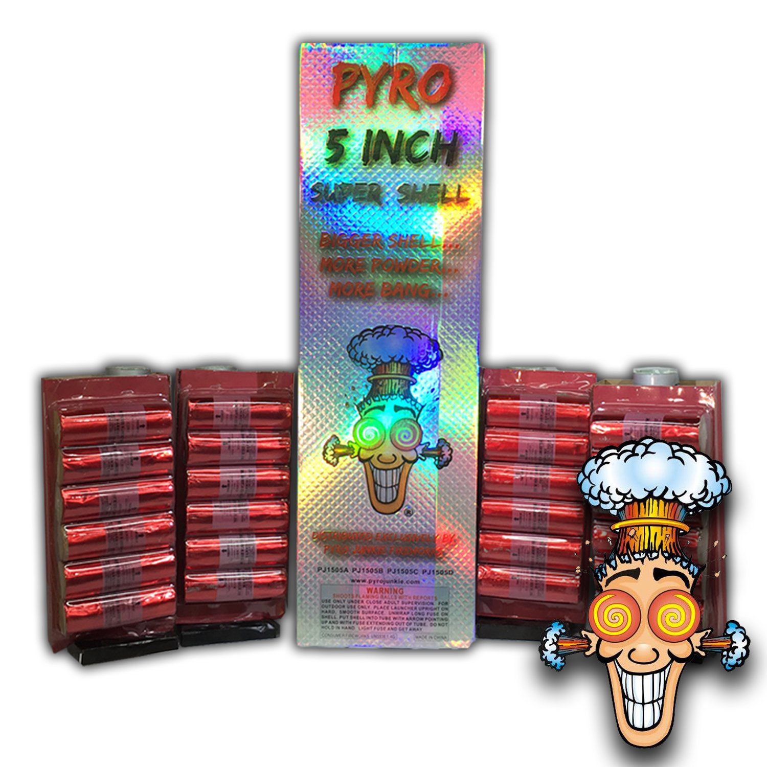 Pyro 5" Super Shells - Pyro Junkie Fireworks