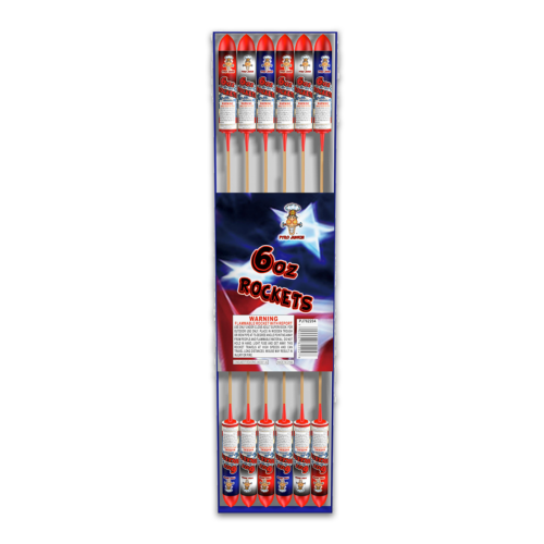 6 OZ ROCKETS - Pyro Junkie Fireworks