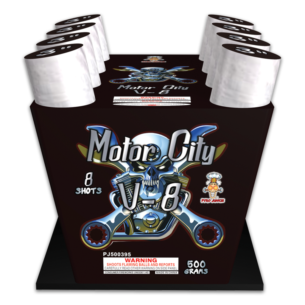 MOTOR CITY V8 - Pyro Junkie Fireworks