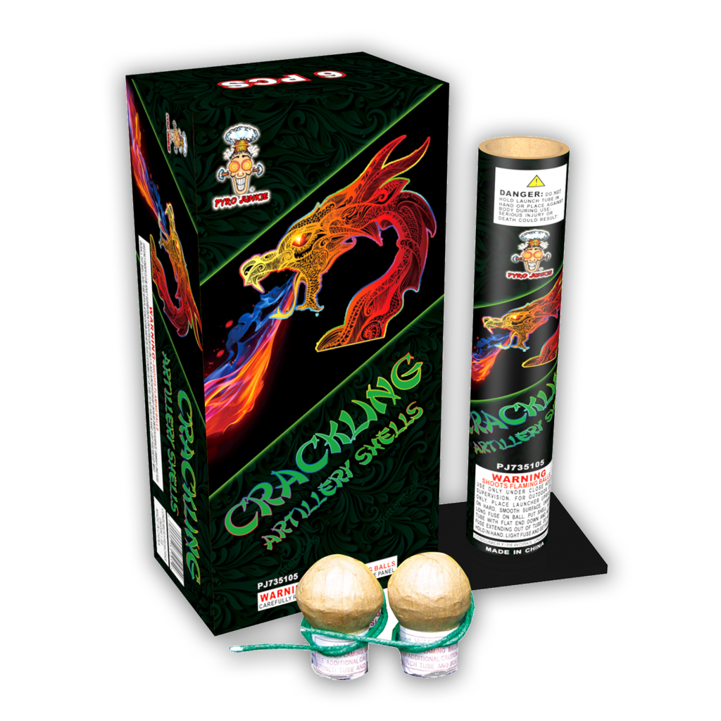 CRACKLING ARTILLERY - Pyro Junkie Fireworks