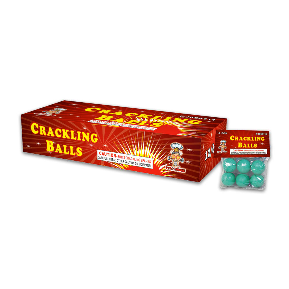 CRACKLING BALLS - Pyro Junkie Fireworks