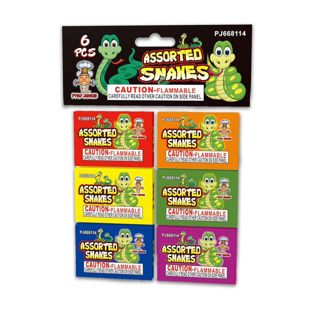 ASSORTED SNAKES - Pyro Junkie Fireworks