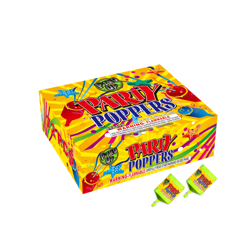 Party Popper (Box) - Pyro Junkie Fireworks