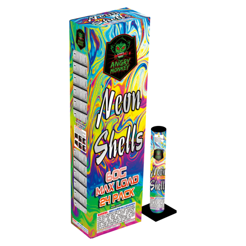 Angry Monkey Neon Shells - Pyro Junkie Fireworks